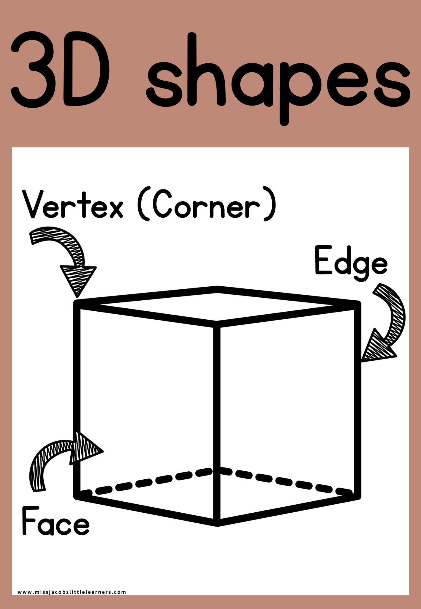 3D Shape Posters | Boho Vibes