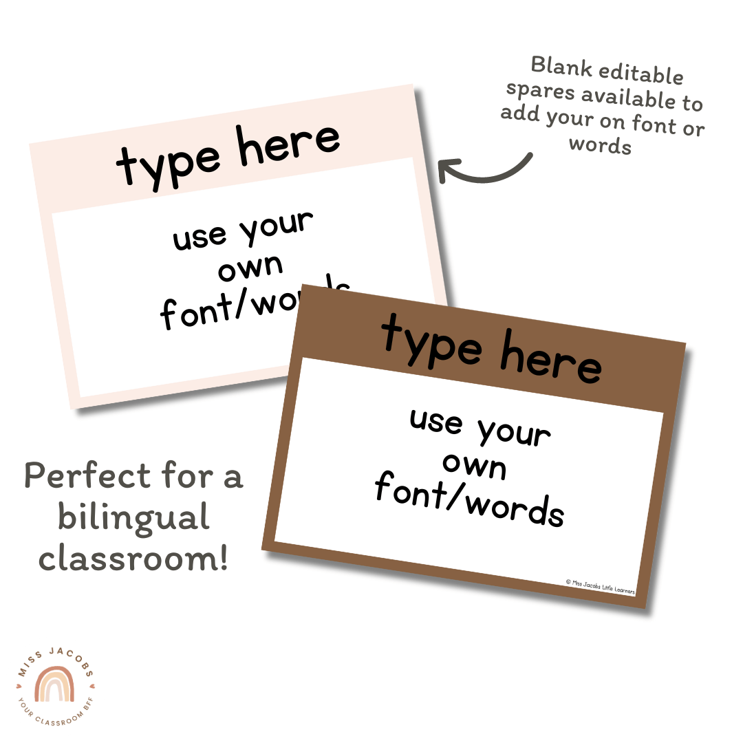 6+1 Writing Traits Posters | Daisy Gingham Neutrals - Miss Jacobs ...