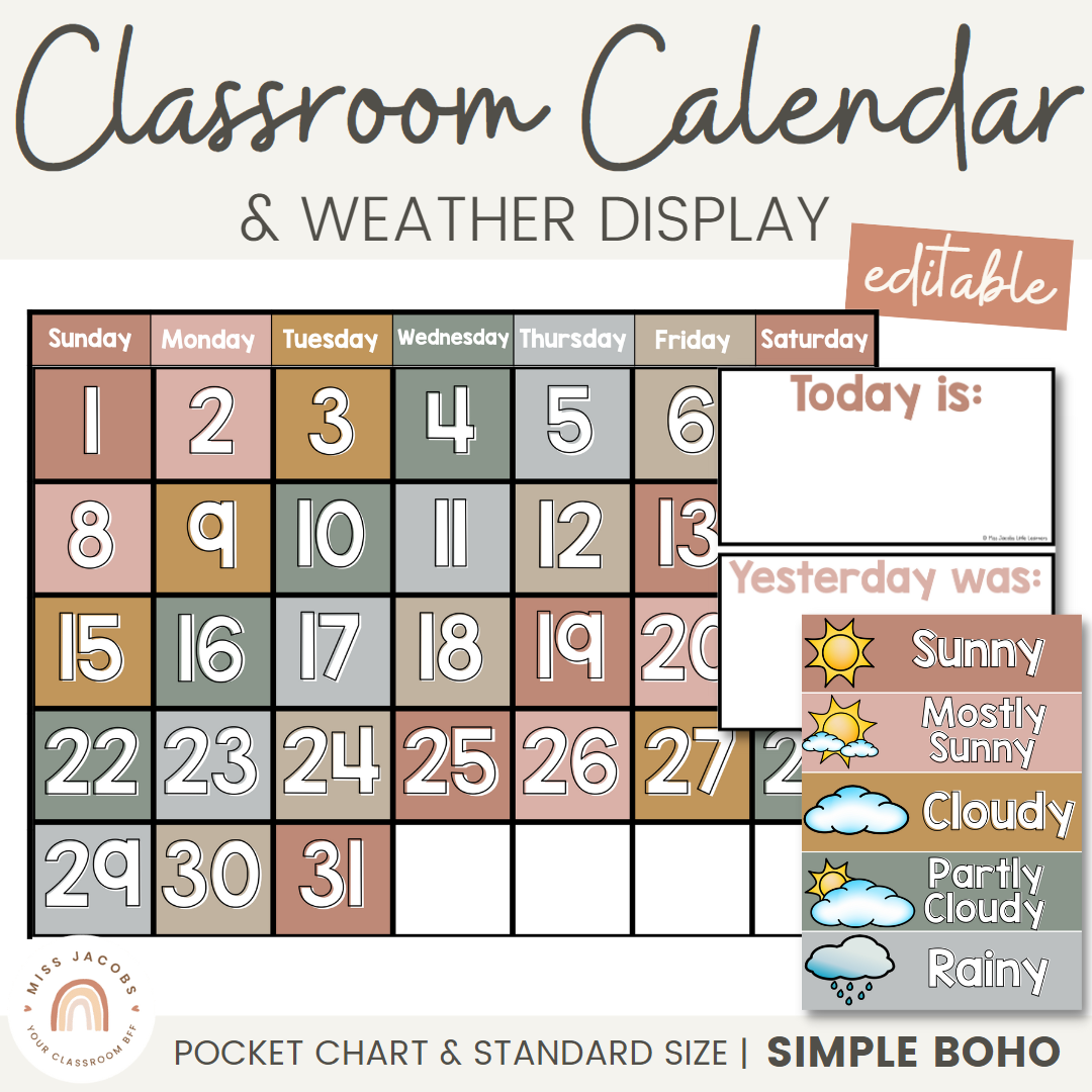 Simple Boho - Miss Jacobs Little Learners