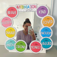 Affirmation Station - Spotty Bright Theme - Miss Jacobs