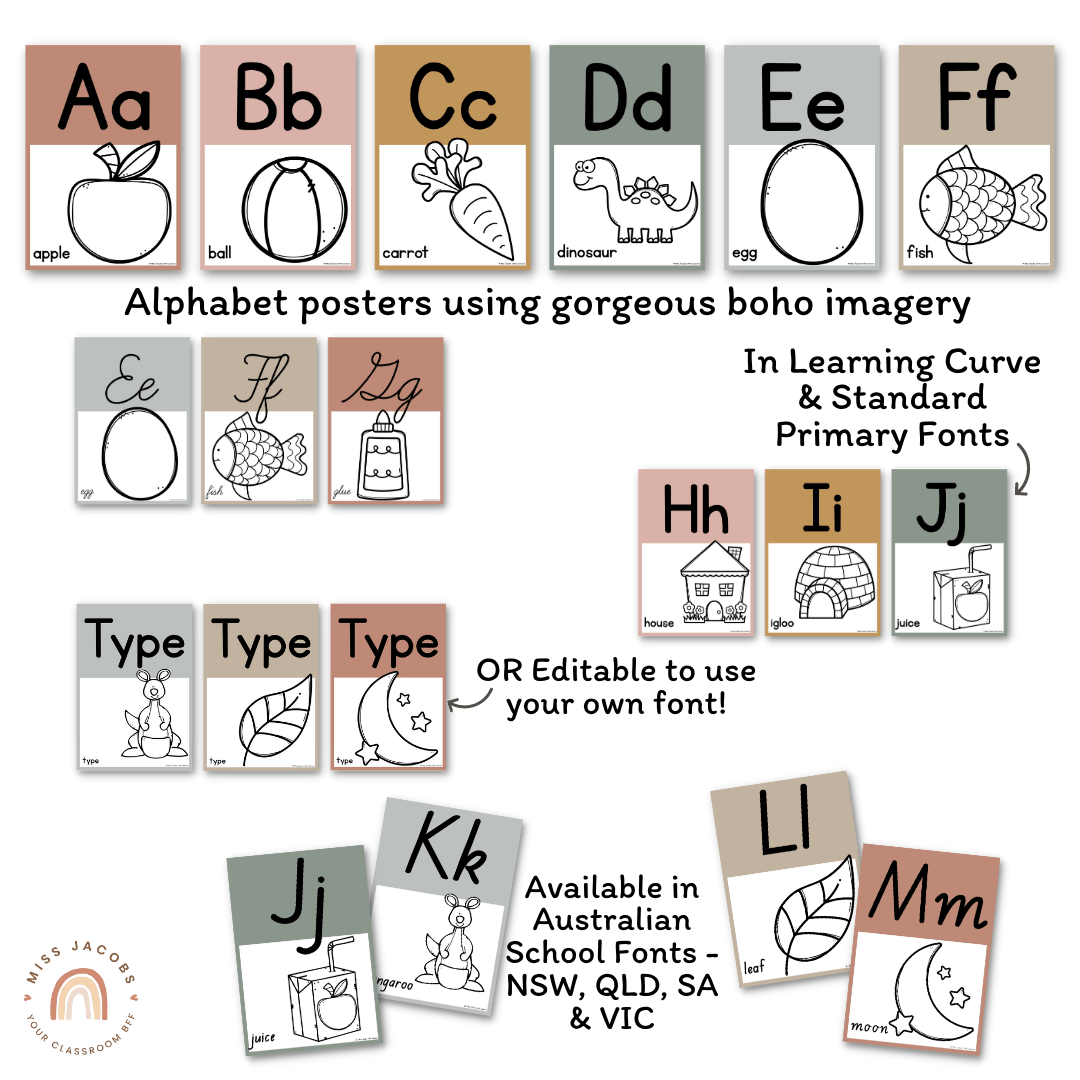 Simple Boho Classroom Theme - Miss Jacobs Little Learners Page 2 - Miss ...