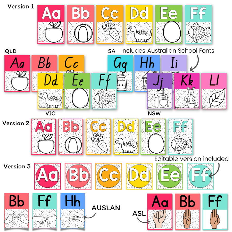 ASL Poster – Miss Jacobs Little Learners