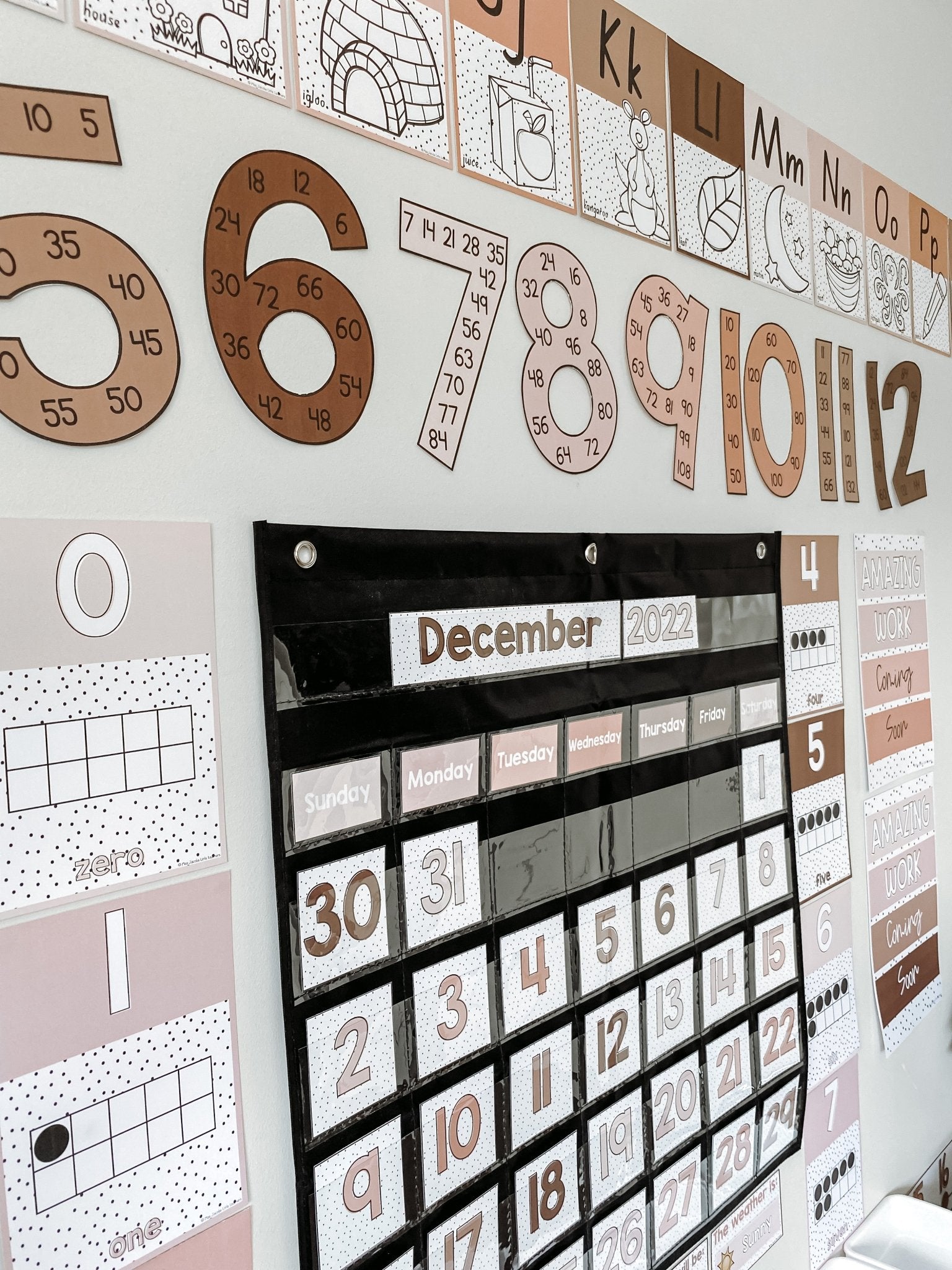 Alphabet Posters - Spotty Neutrals