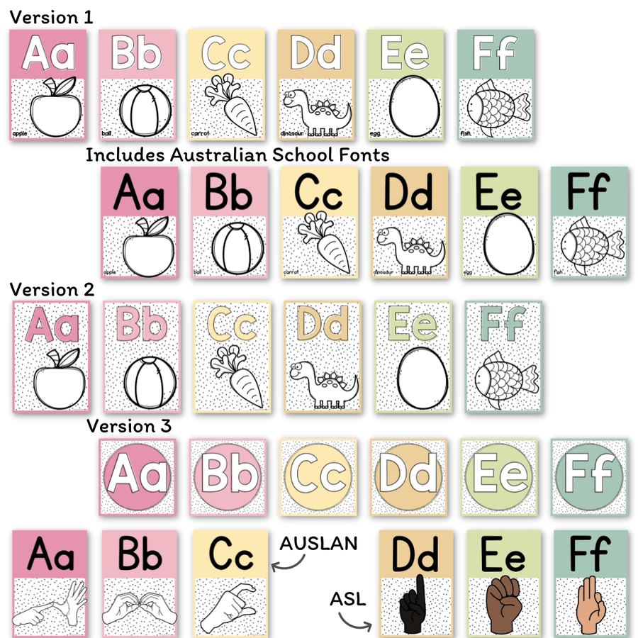 Alphabet Poster - Miss Jacobs Little Learners Page 2 - Miss Jacobs ...