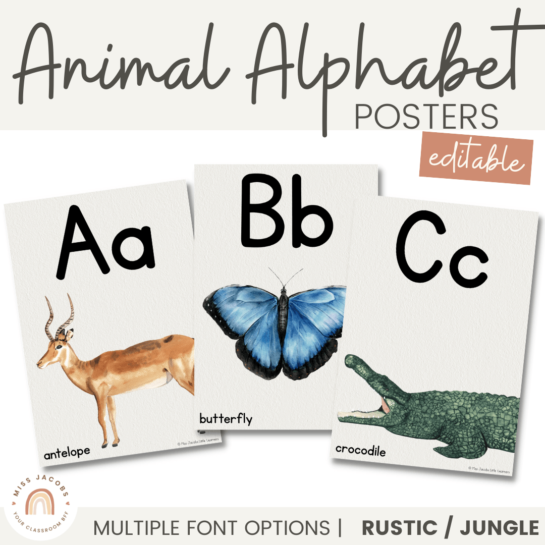 Modern Jungle Classroom Collection - Miss Jacobs Little Learners - Miss ...