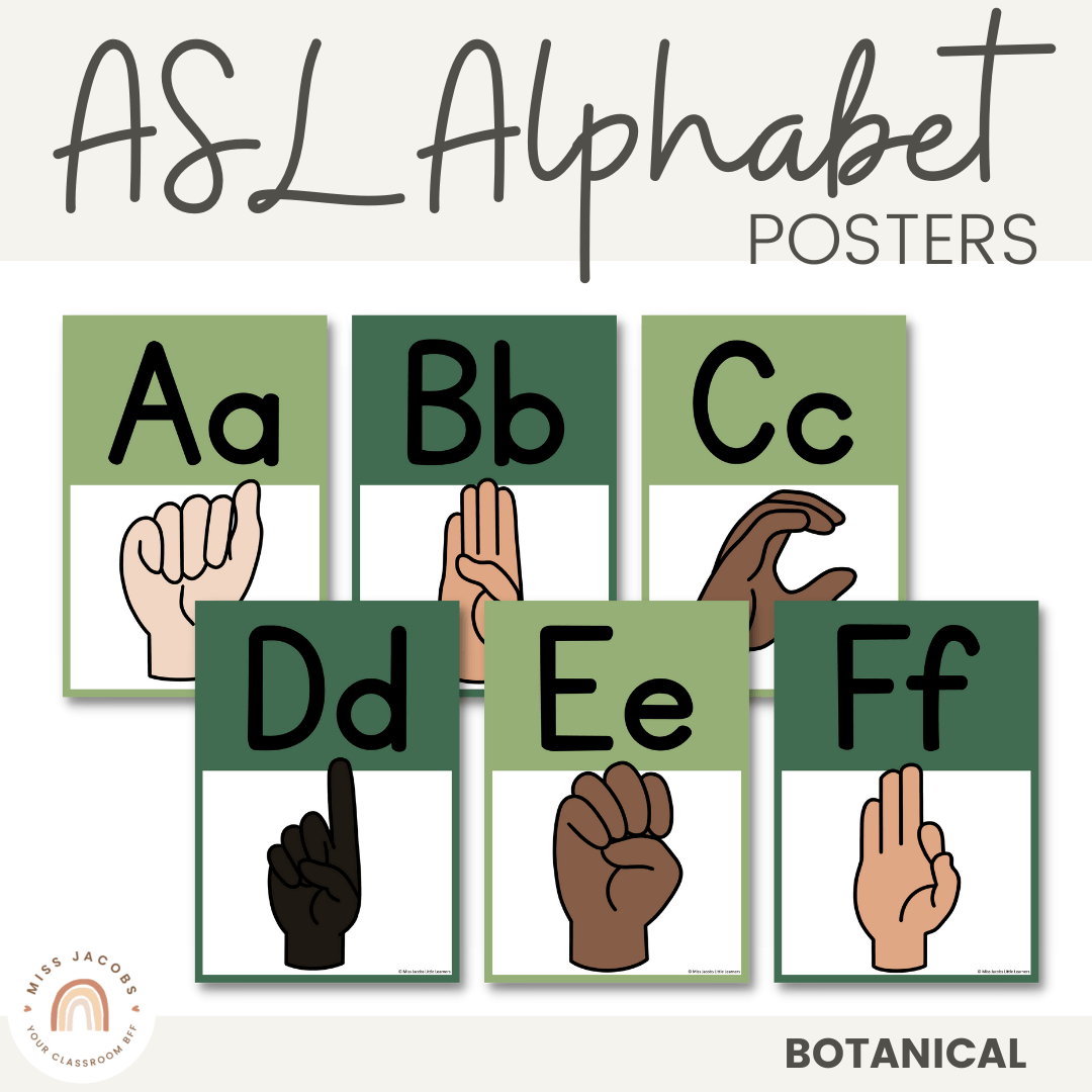 ASL Posters | Miss Jacobs Little Learners Page 3 - Miss Jacobs Little ...