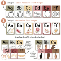 Alphabet Posters Bundle - Australiana Classroom Theme - MJLL