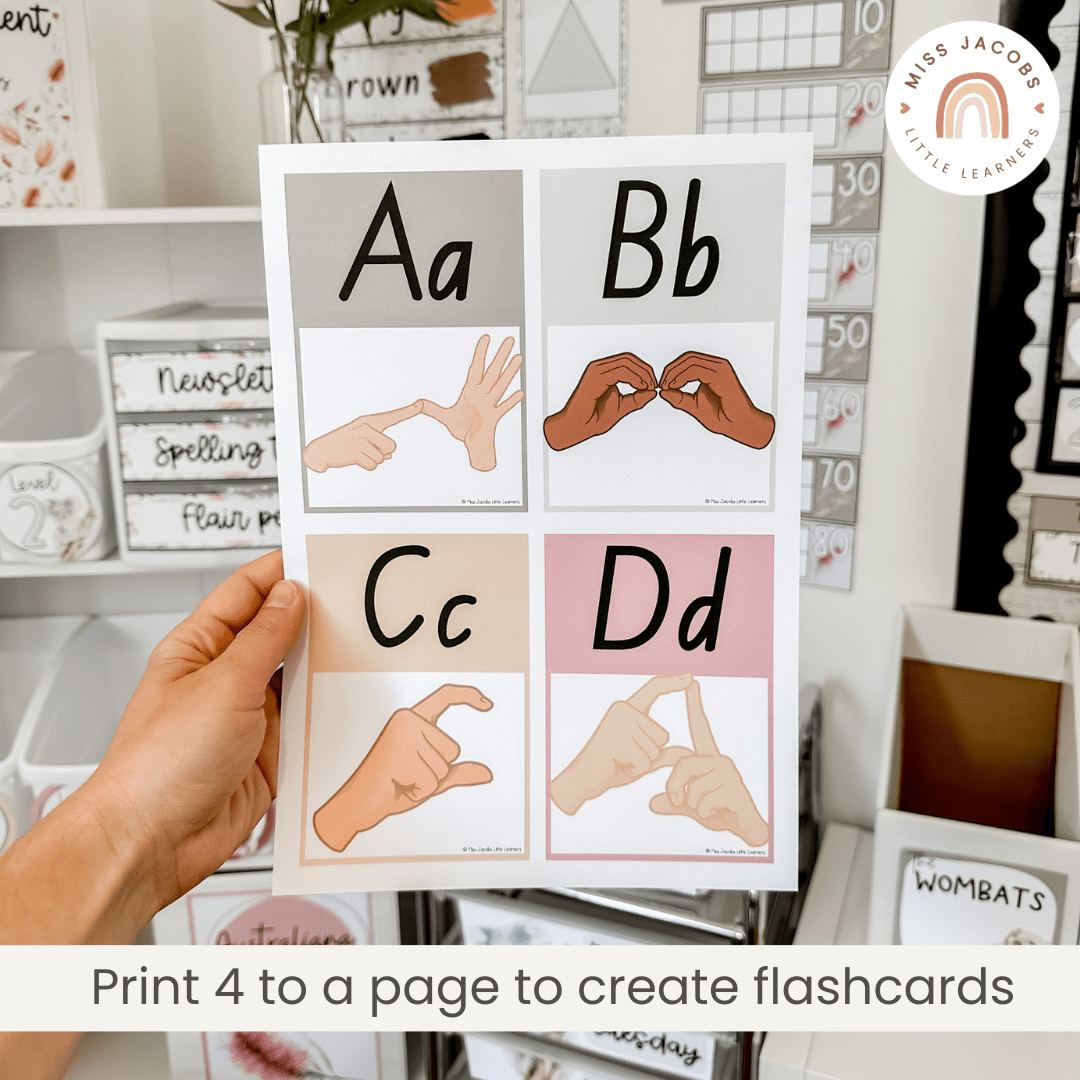 Alphabet Poster Page 5 - Miss Jacobs Little Learners