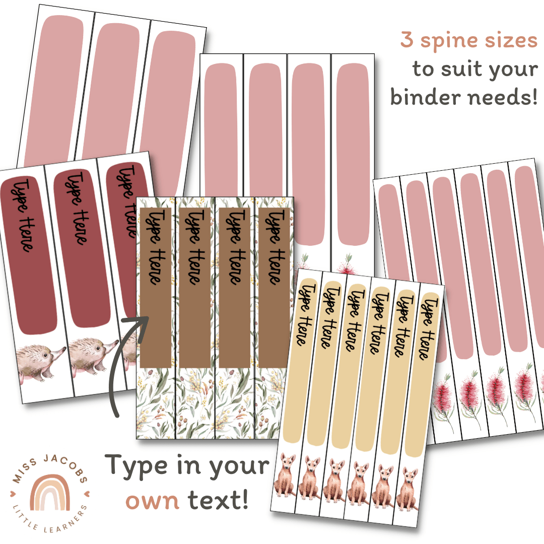 Binder Covers & Spines | Australiana