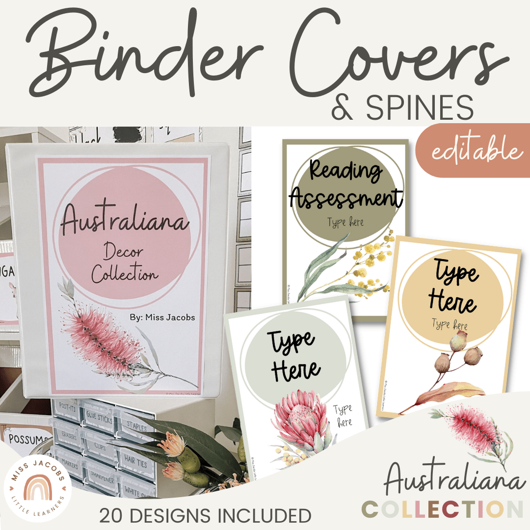 Binder Covers & Spines | Australiana