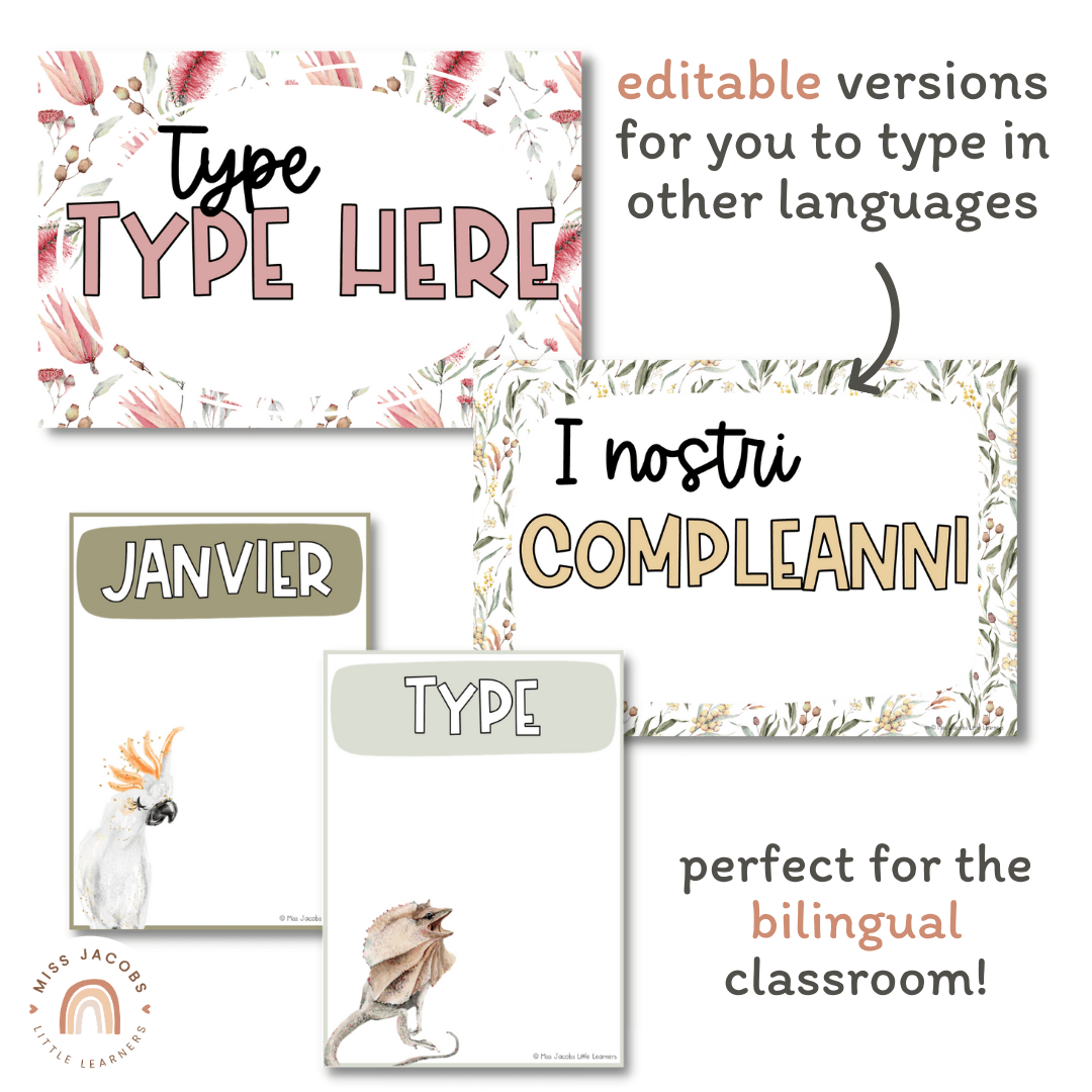 Birthday Display | Australiana