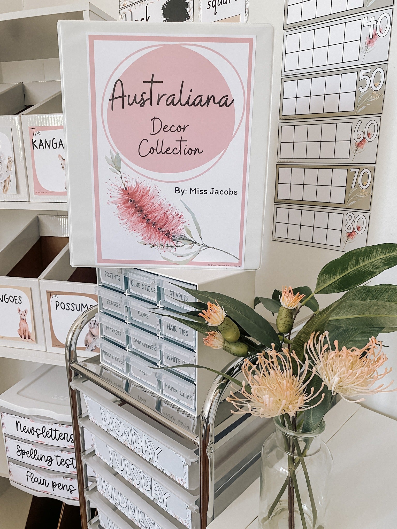 Australiana Classroom Decor - Native Flora and Fauna - Miss Jacobs