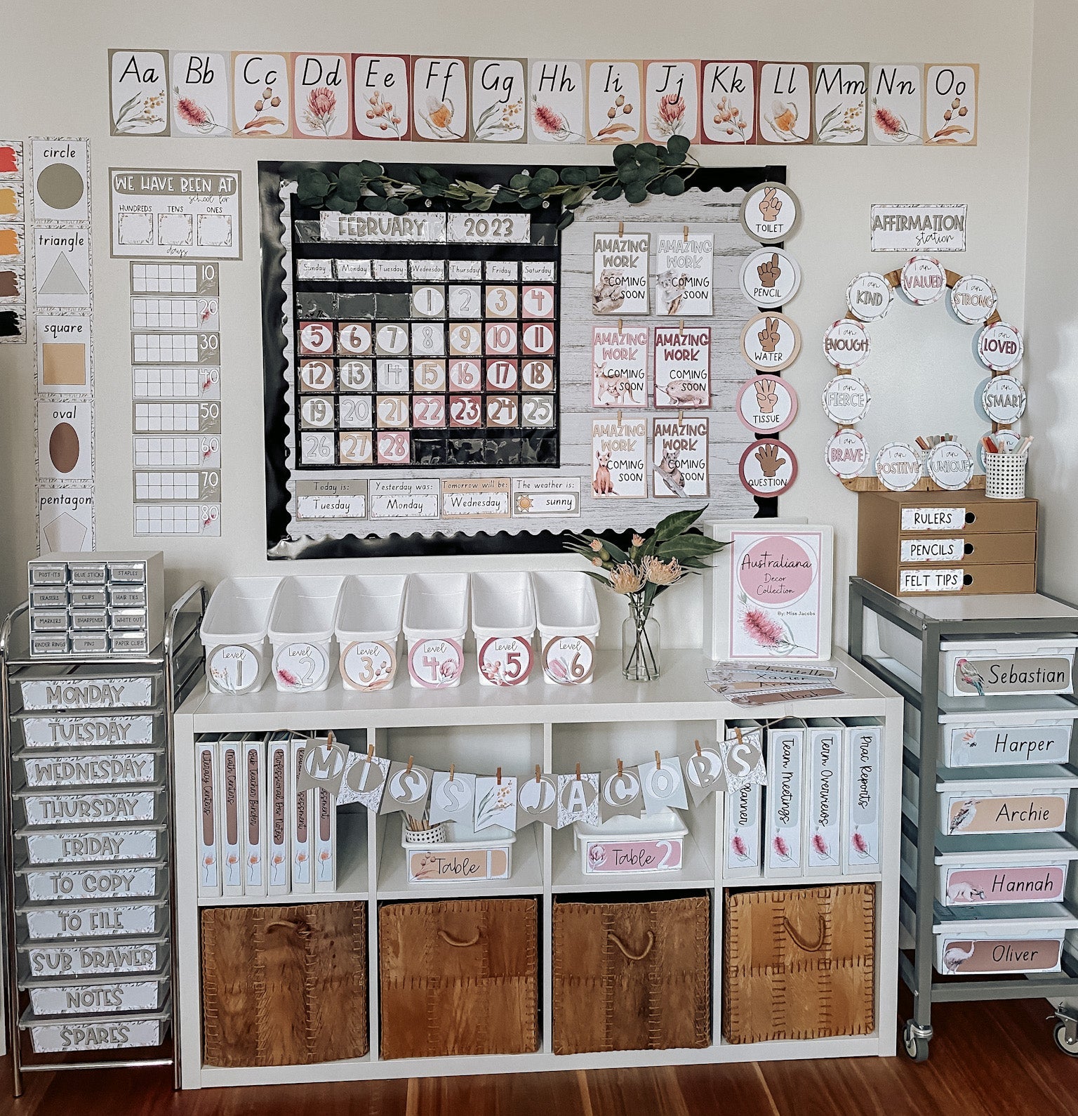 Australiana Classroom Decor - Native Flora and Fauna - Miss Jacobs