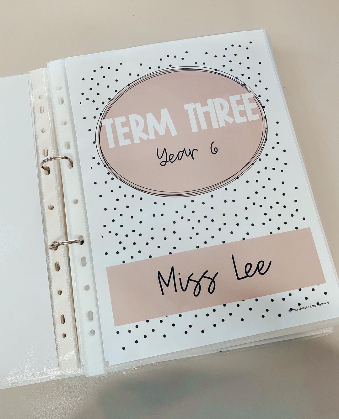 Binder Covers and Spines | Spotty Neutrals