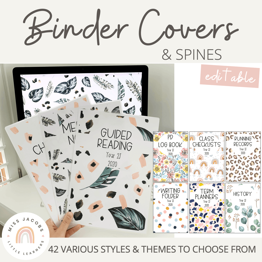 Teacher Binder Covers - Miss Jacobs Little Learners