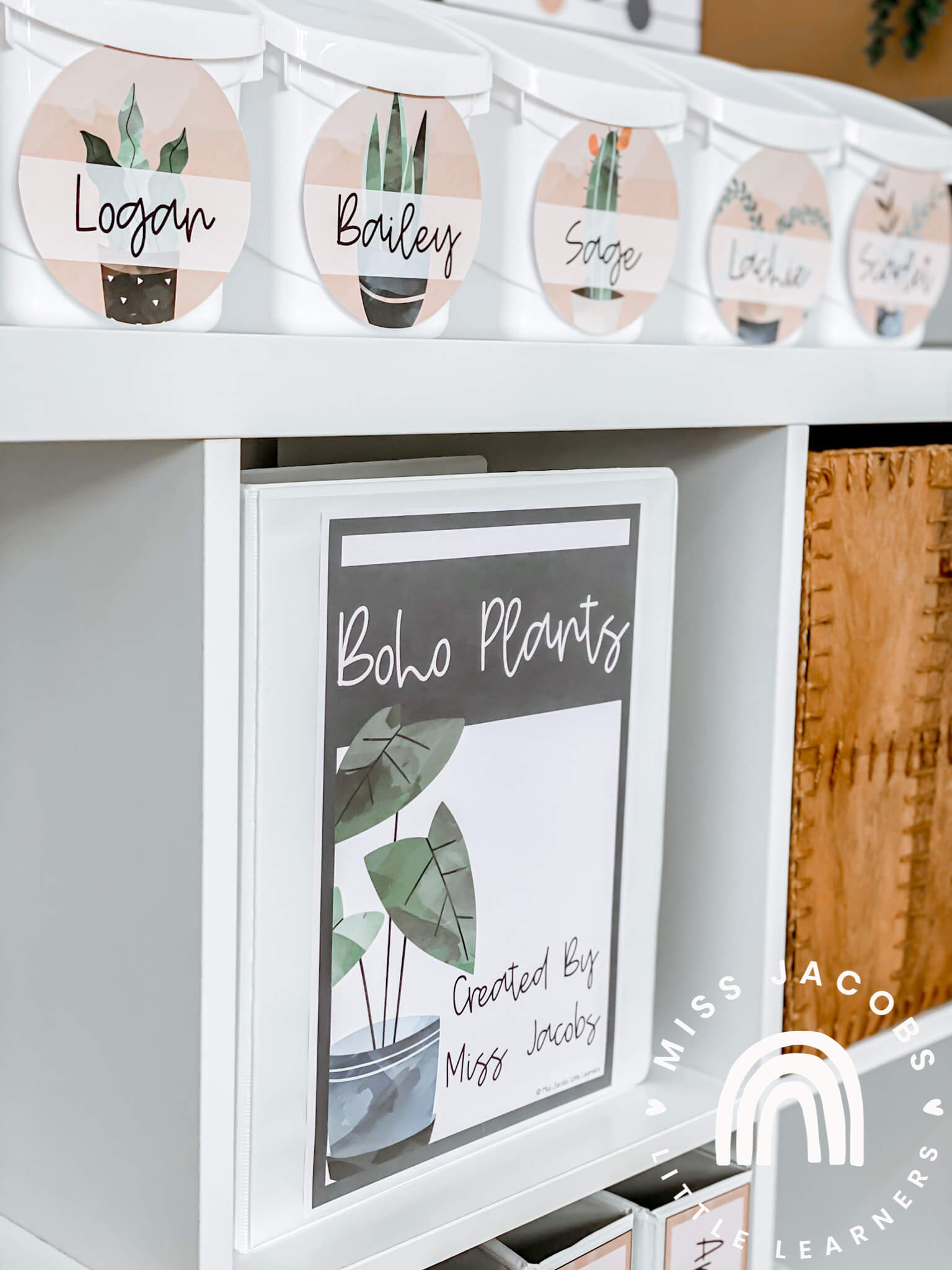 Binder Covers & Spines | Boho Plants