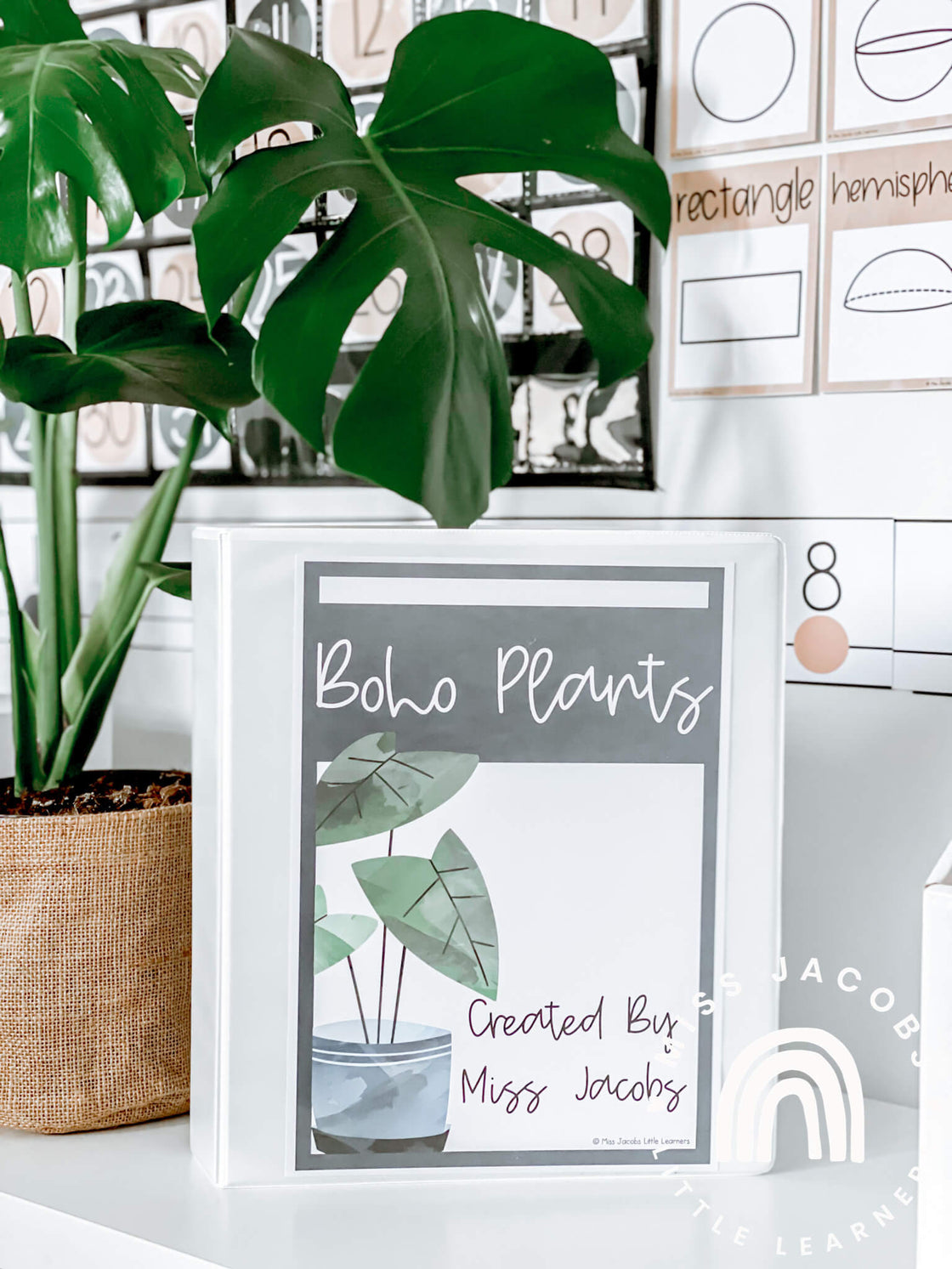 Binder Covers & Spines | Boho Plants