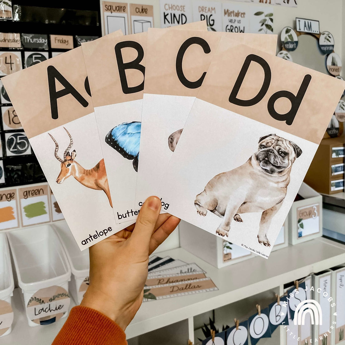 Boho Plants Editable Classroom Decor Bundle - Miss Jacobs Little Learners