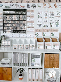 Boho Plants Classroom Decor - Rustic Boho Theme - Miss Jacobs