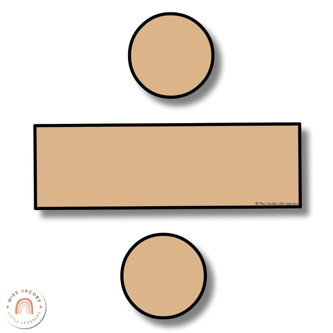 Large Math Symbols - Boho Plants Classroom Decor