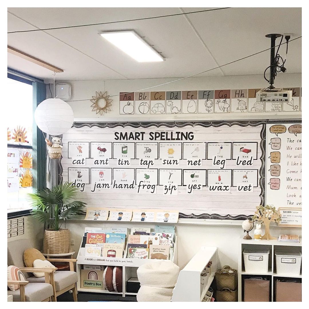 Alphabet Posters Bundle - Boho Rainbow Neutrals Theme - MJLL