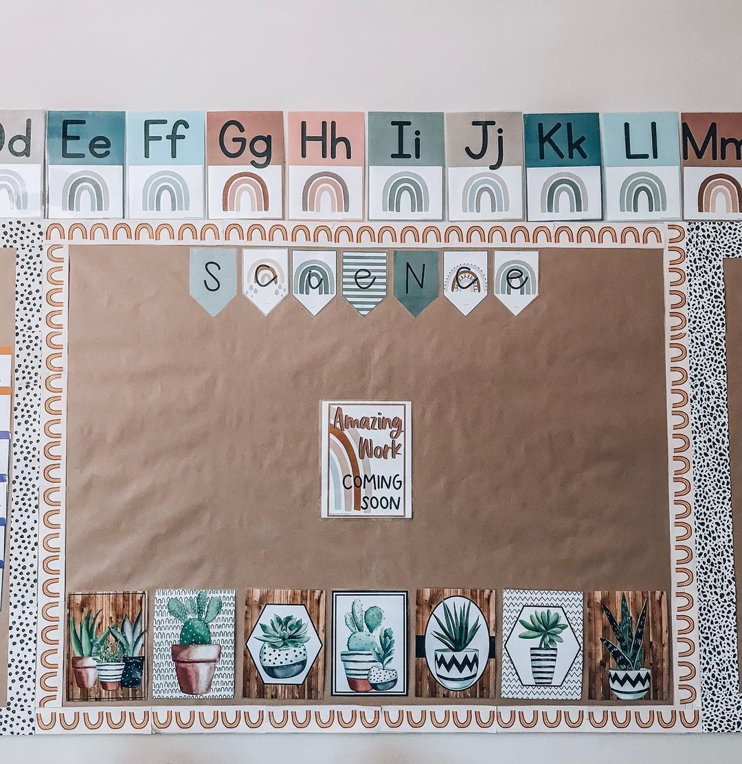 Alphabet Posters Bundle - Boho Rainbow Neutrals Theme - MJLL – Miss ...
