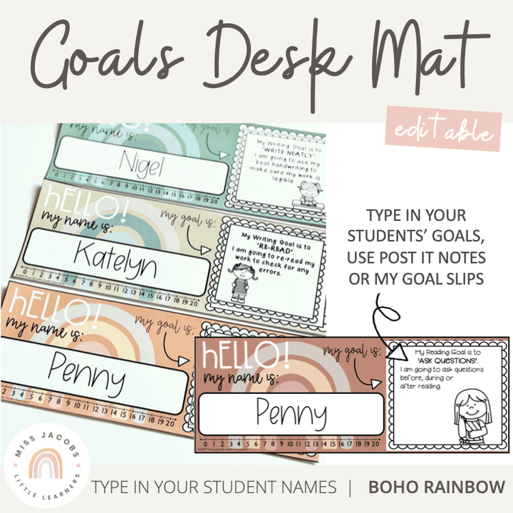 Boho Rainbow - Neutrals Classroom Collection - Miss Jacobs Page 3 ...