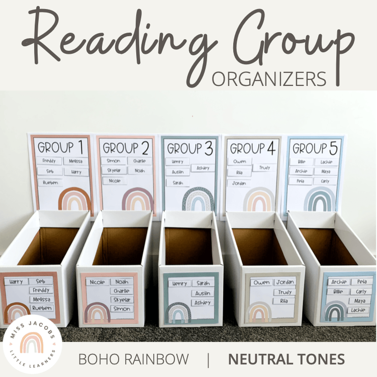 Boho Rainbow Neutrals - Miss Jacobs Little Learners - Miss Jacobs ...