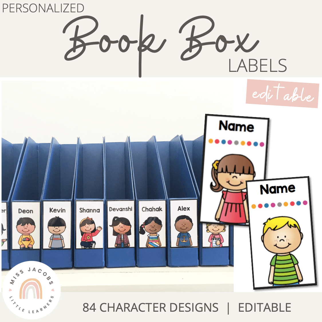 Book Box Labels
