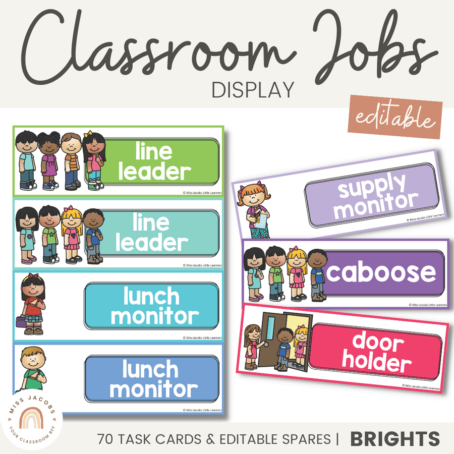 Classroom Jobs for Students - Miss Jacobs Little Learners Page 3 - Miss ...