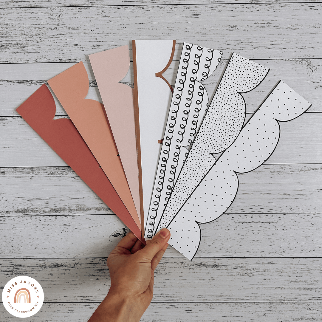 Bulletin Board Borders | Boho Vibes