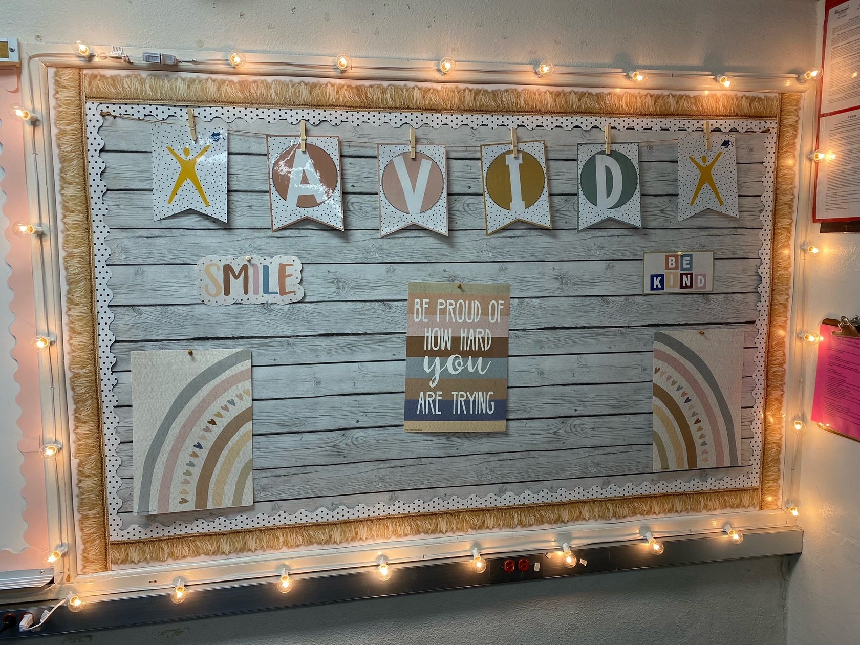 Bulletin Board Bunting | Spotty Boho