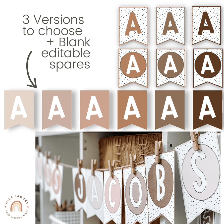 Bunting & Lettering Packs Page 3 - Miss Jacobs Little Learners