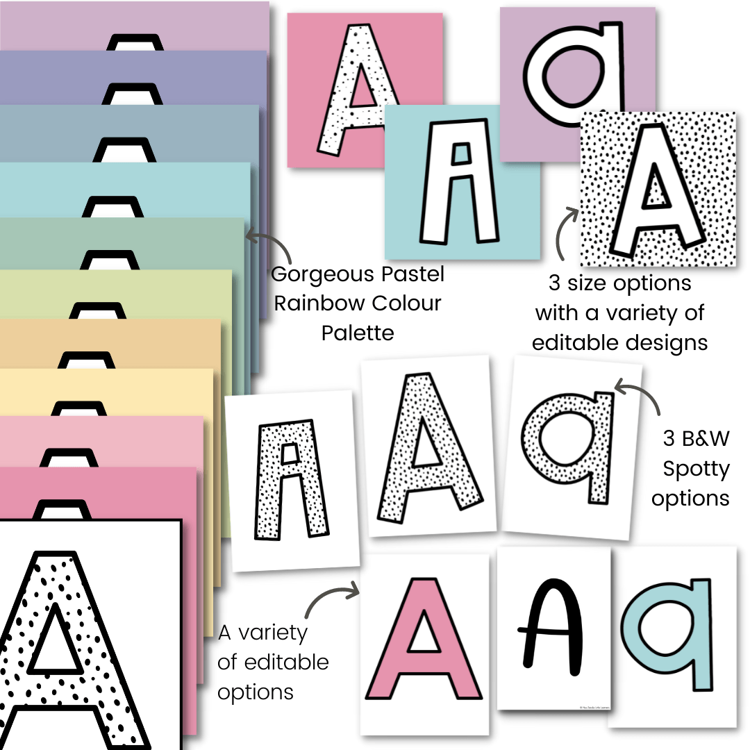 Spotty Pastels Classroom Theme - Miss Jacobs Little Learners - Miss ...