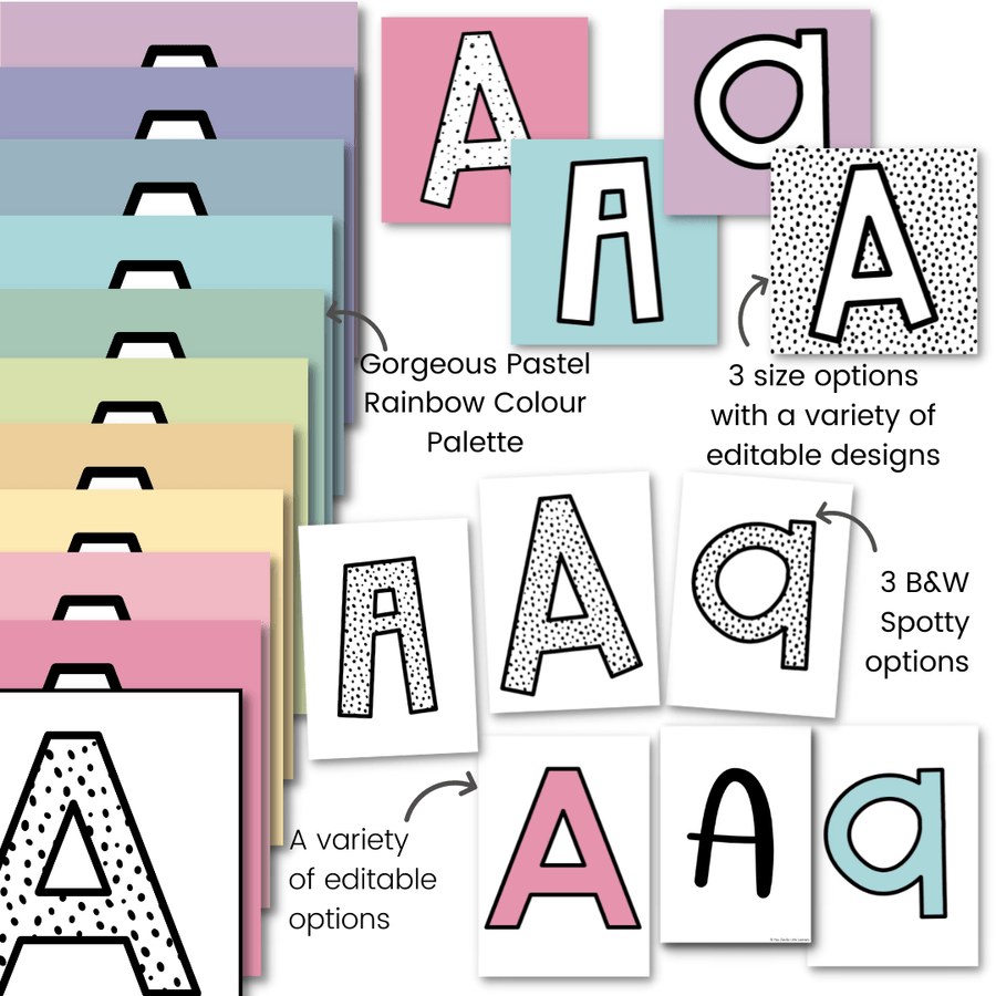 Spotty Pastels Classroom Theme - Miss Jacobs Little Learners - Miss ...
