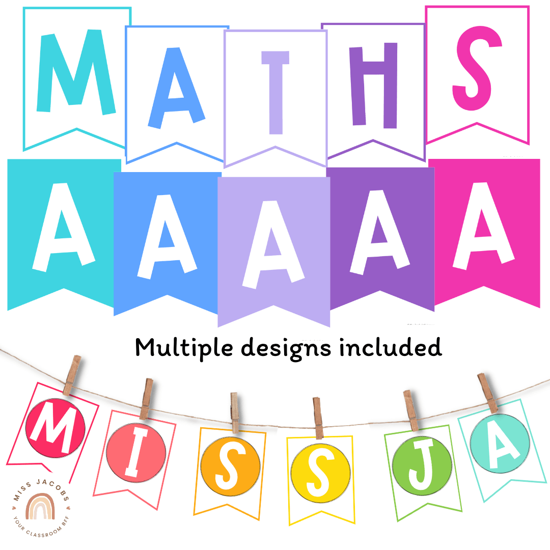 Bunting and Display Banners | BRIGHTS Classroom Decor