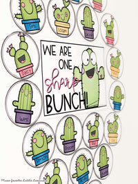 Modern Cactus Classroom Decor - Succulent Theme - Miss Jacobs