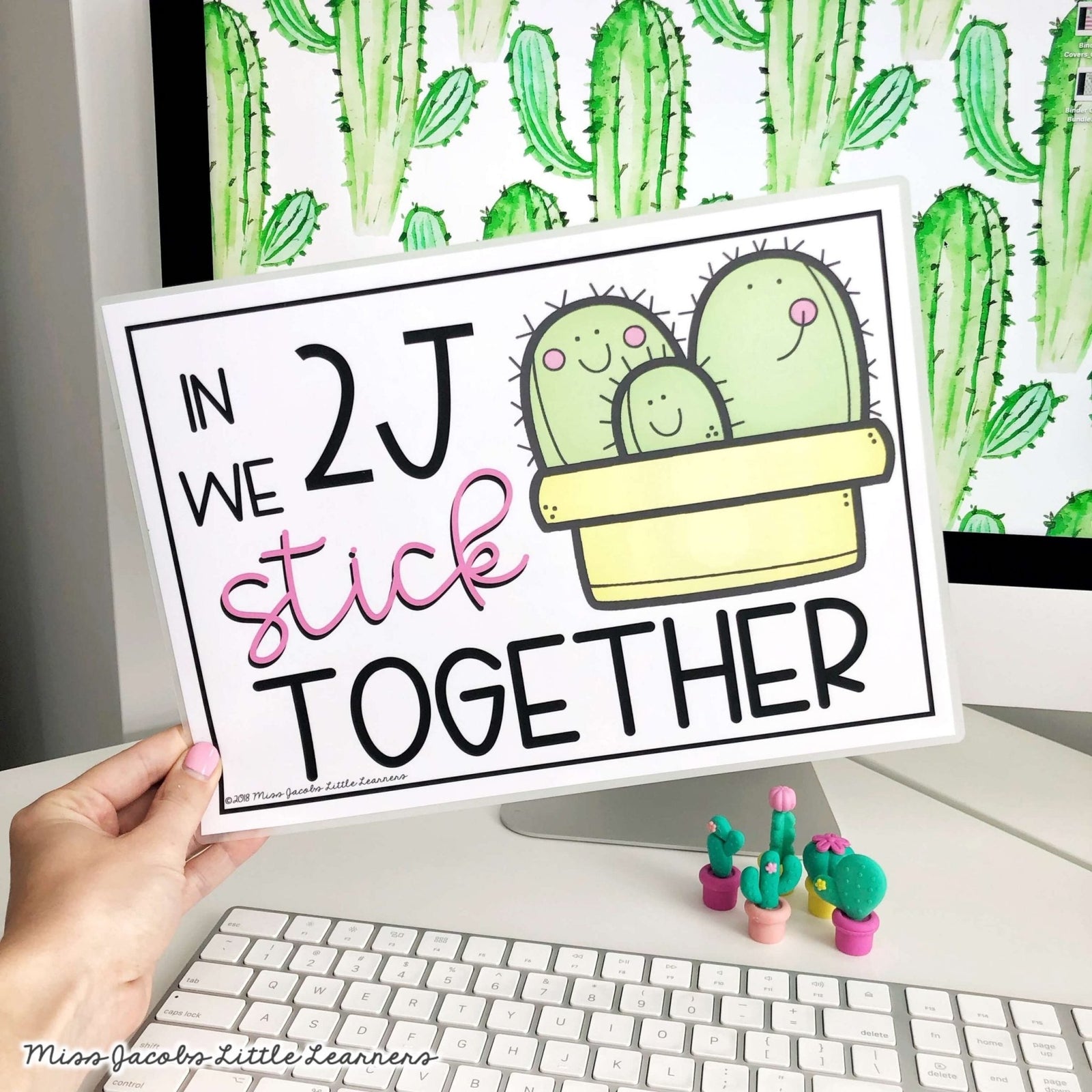 Modern Cactus Classroom Decor - Succulent Theme - Miss Jacobs – Miss ...