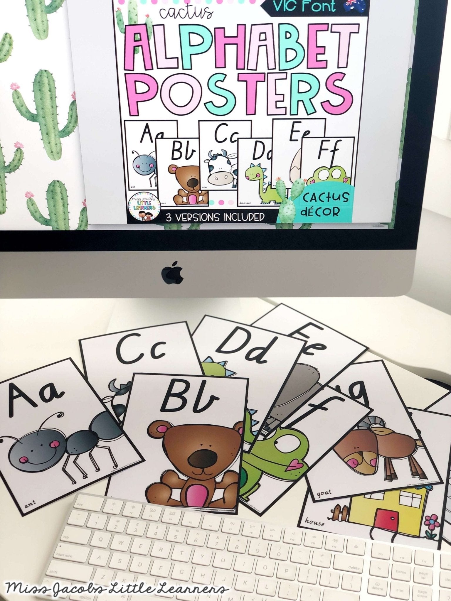 Cactus & Succulent Classroom Decor Bundle - Miss Jacobs Little Learners