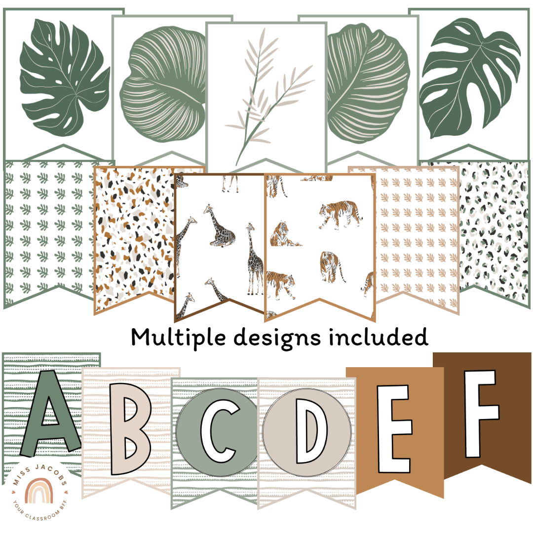 Modern Jungle Classroom Theme - Miss Jacobs Little Learners Page 3 ...