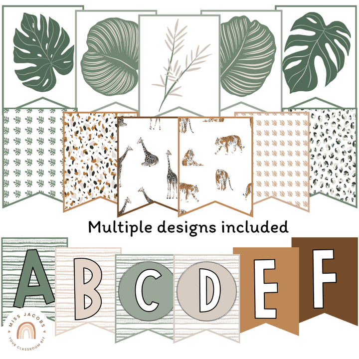 Modern Jungle Classroom Theme - Miss Jacobs Little Learners Page 3 ...