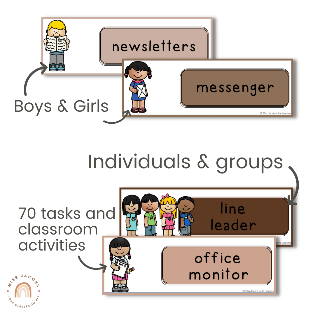 Ombre Neutrals Classroom Collection - Miss Jacobs Little Learners Page ...