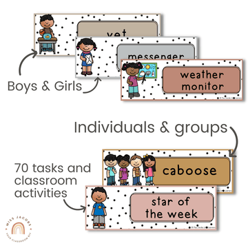 Classroom Jobs for Students - Miss Jacobs Little Learners - Miss Jacobs ...