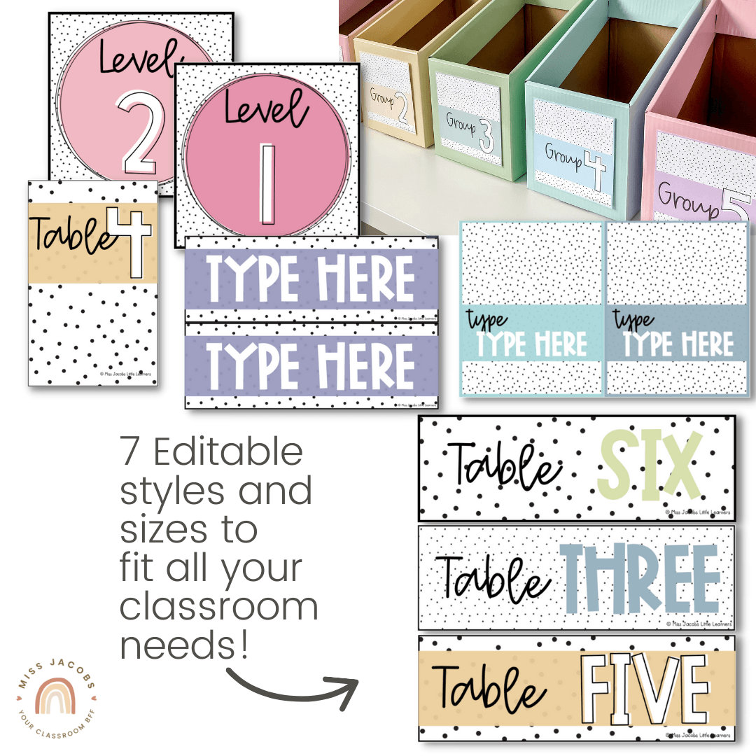 Pastel Classroom Decor Page 2 - Miss Jacobs Little Learners