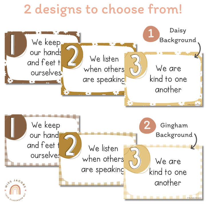 Classroom Rules Poster - Miss Jacobs Little Learners - Miss Jacobs ...