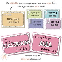 Spotty Pastels Classroom Rules Posters - Default Title - Miss Jacobs ...