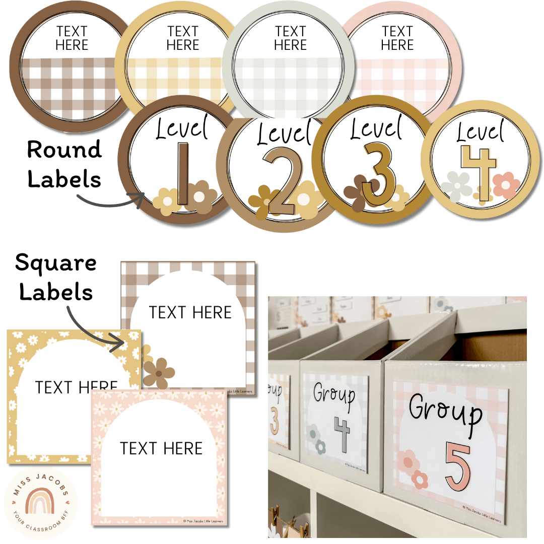 Gingham Themed Classroom Decor - Miss Jacobs Little Learners - Miss ...