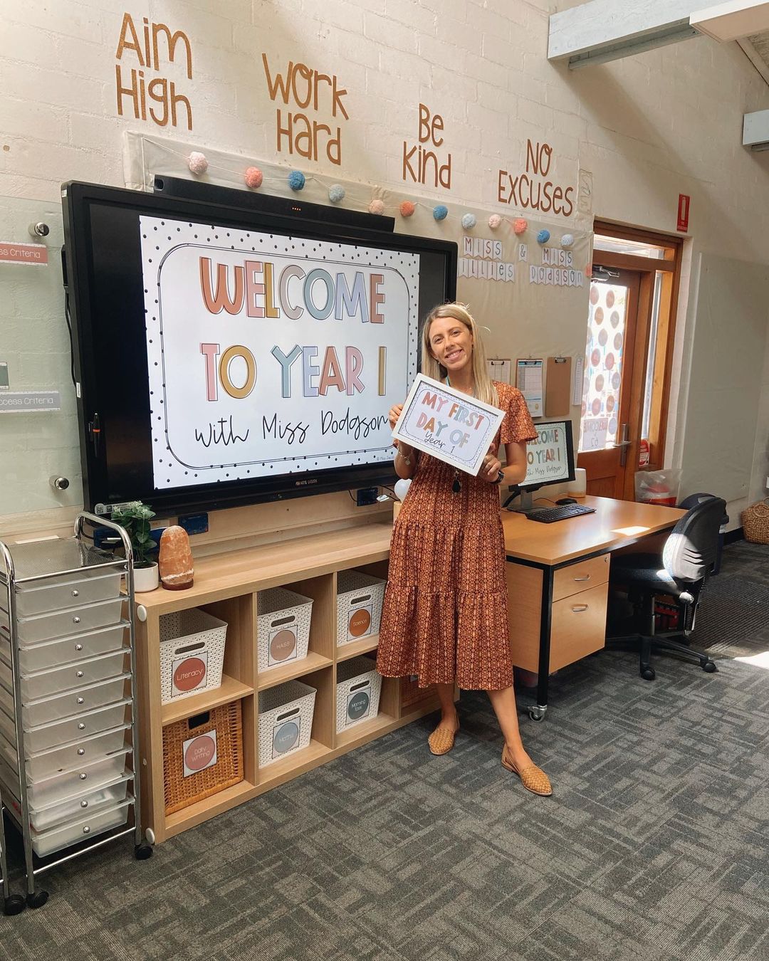 Welcome Posters - Spotty Boho Classroom Decor – Miss Jacobs Little Learners