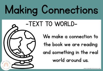 Reading Comprehension Strategies Posters - Rainbow Calm Colors – Miss ...