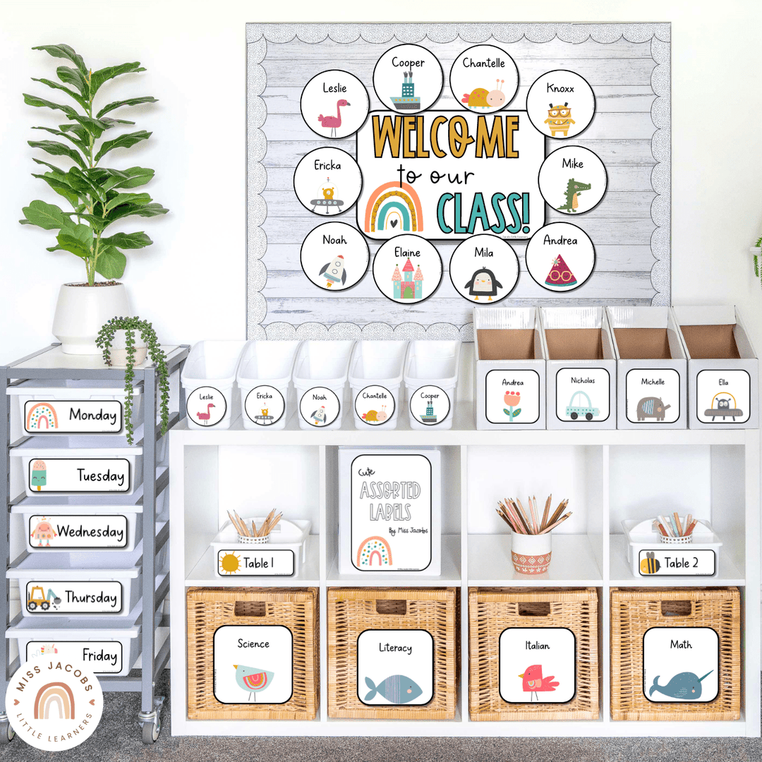 Classroom Labels - Miss Jacobs Little Learners